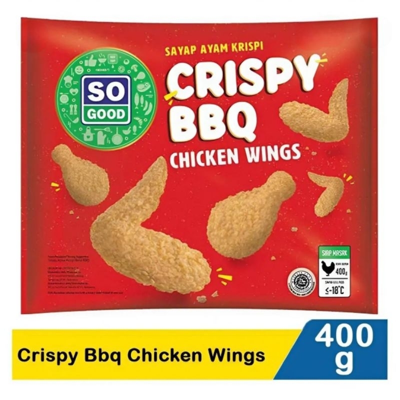 Jual So Good Crispy Bbq Chicken Wing 400G | Shopee Indonesia