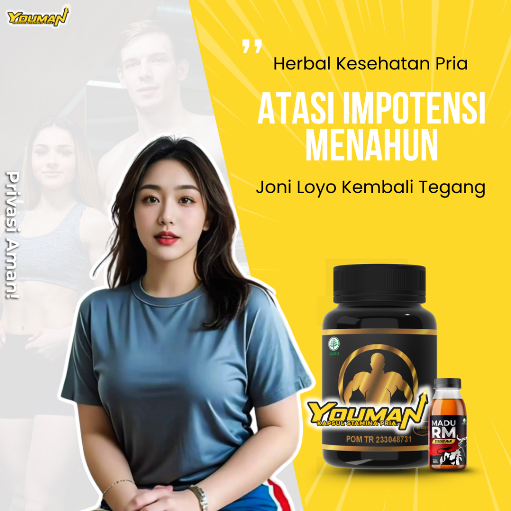 Jual YOUMAN SUPLEMEN PRIA TAHAN LAMA OBAT KUAT BPOM ORIGINAL PREMIUM ...
