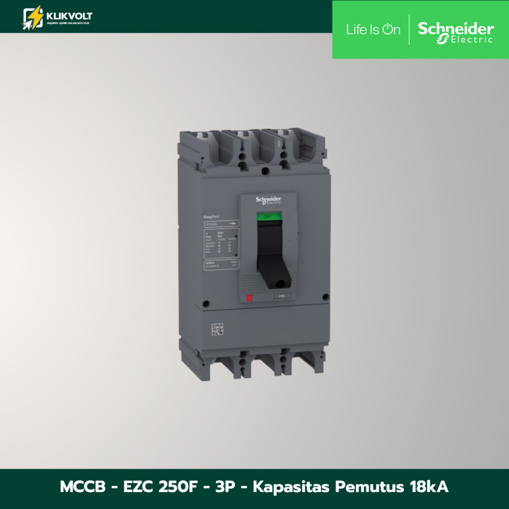Jual MCCB - EZC 250F - 3P - Kapasitas Pemutus 18kA | Shopee Indonesia