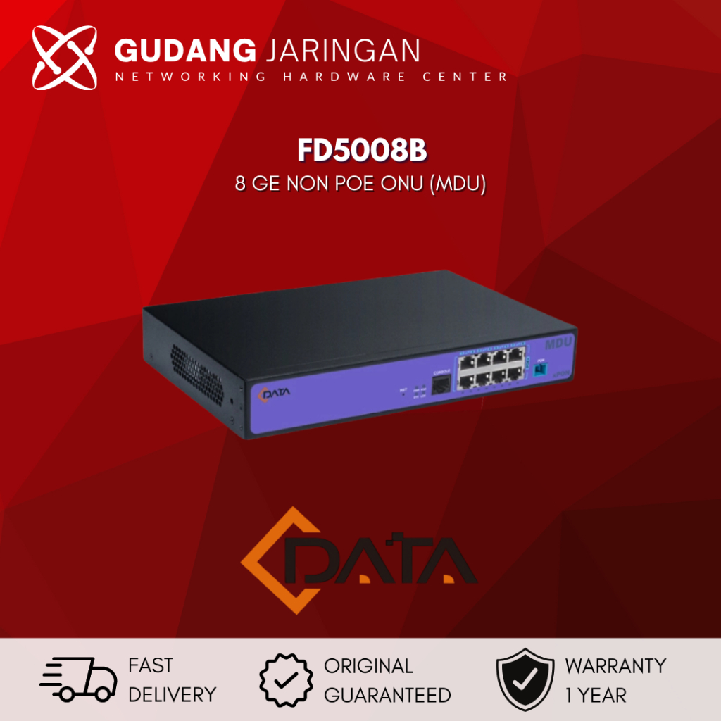 Jual CDATA FD5008B 8 GE NON PoE ONU (MDU) | Shopee Indonesia