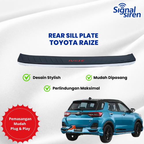 Jual Rear Sill Plate Toyota Raize / Sill Plate Bagasi | Shopee Indonesia