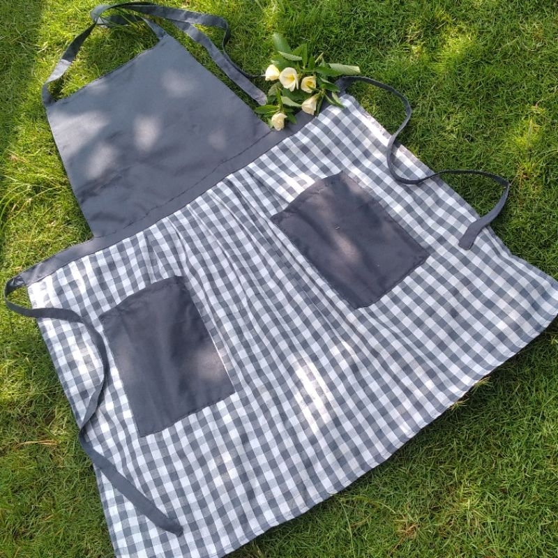 Jual [ YUU ] New Design Celemek Cantik Apron Masak Aesthetic Celemek ...