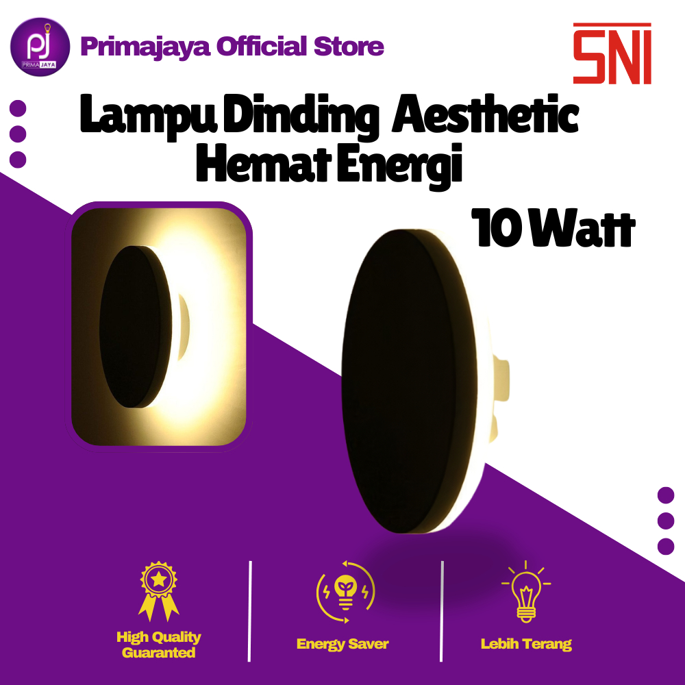Jual Lampu Dinding LED 10W Bulat Zetalux Tempel Minimalis Estetik ...