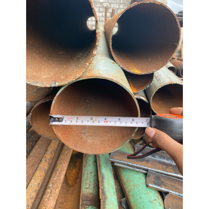 Jual Pipa Besi 6 INCH Tebal 3.5mili Panjang 30CM | Shopee Indonesia