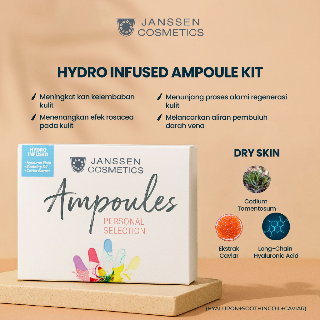 Jual Janssen Cosmetics - Ampoule Hydro Infused Ampoule Kit | Shopee ...