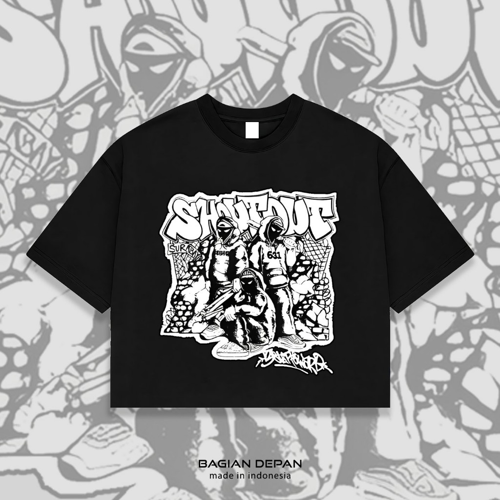 Jual SHOUTOUT 631 / SURBAYA HARDCORE / KAOS DISTRO MUSIK BAND METAL ...