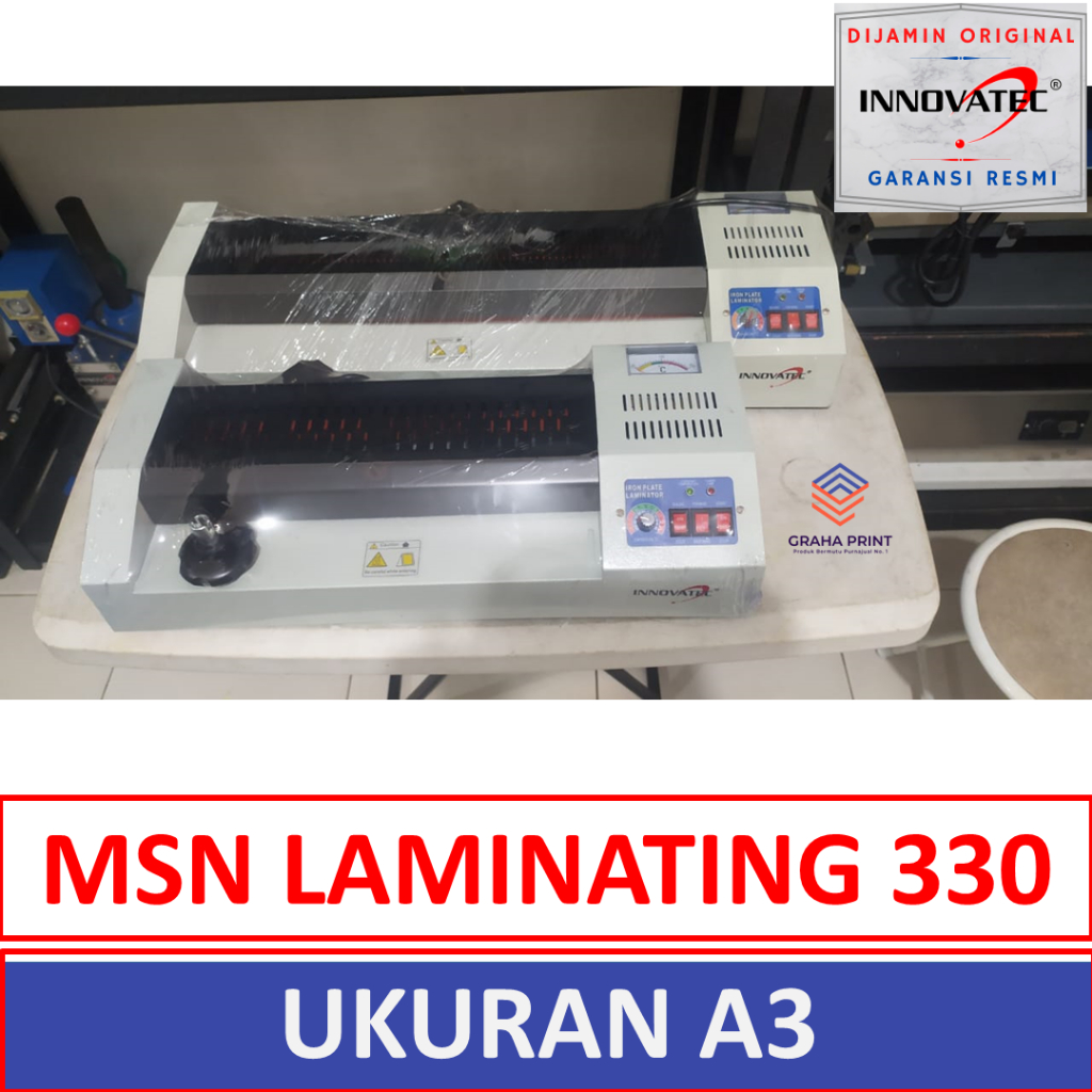 Jual Mesin Laminating A3 330 INNOVATEC - Alat Laminasi Panas Dingin ...