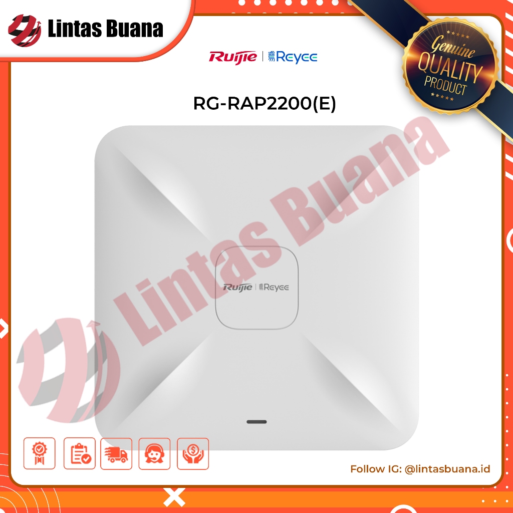 Jual RG-RAP2200(E) Reyee Wi-Fi 5 1267Mbps Ceiling Access Point RAP 2200E | Shopee Indonesia