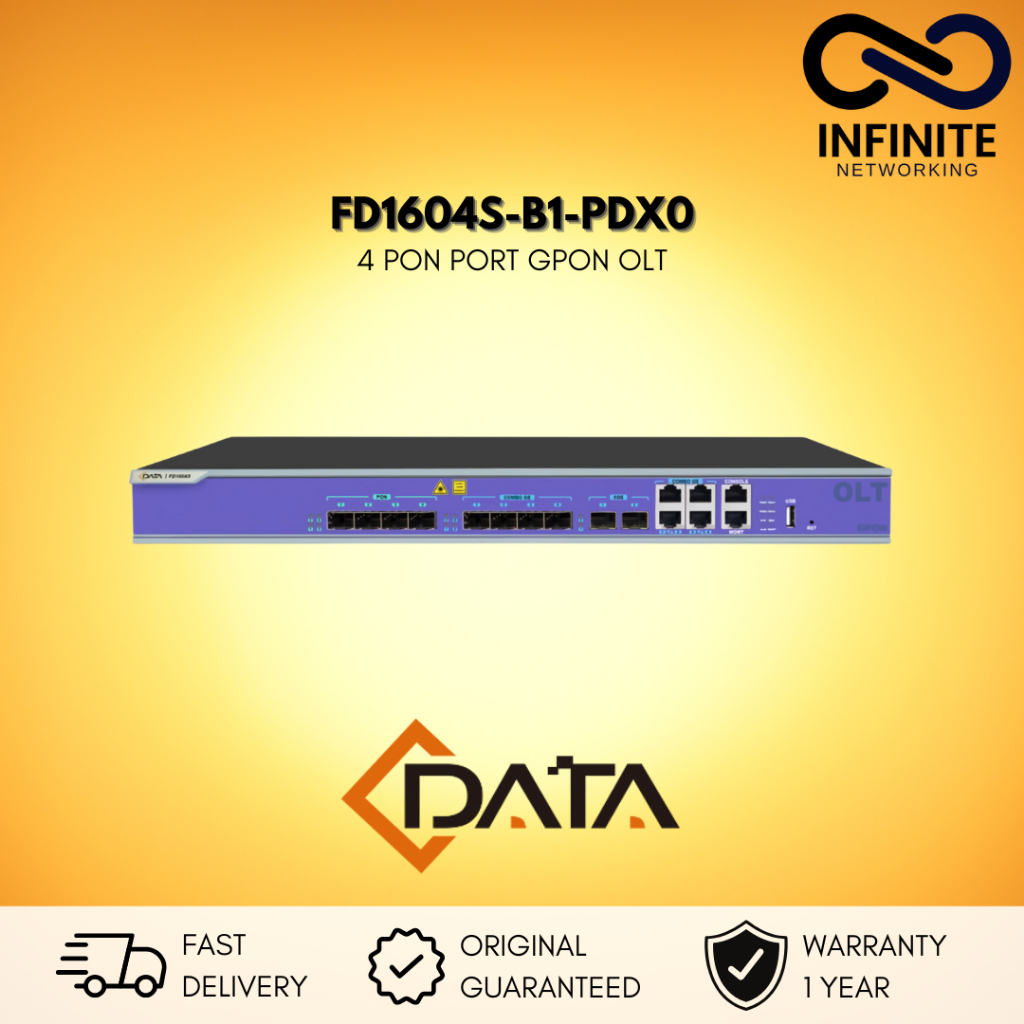 Jual CDATA FD1604S-B1-PDX0 4 PON Port GPON OLT, PSU AC+DC | Shopee ...