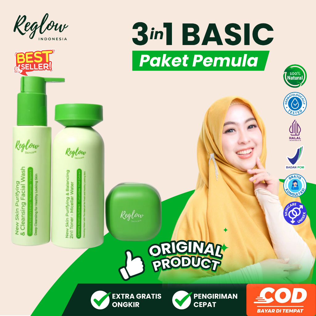 Jual PROMO Reglow Series Skincare Dr Sindy Original Halal BPOM - Paket ...