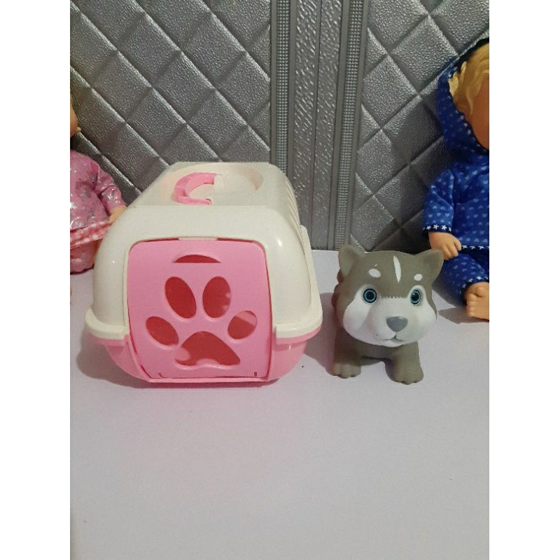 Jual Mainan Anjing Pets Dengan Kandang (Bekas) | Shopee Indonesia