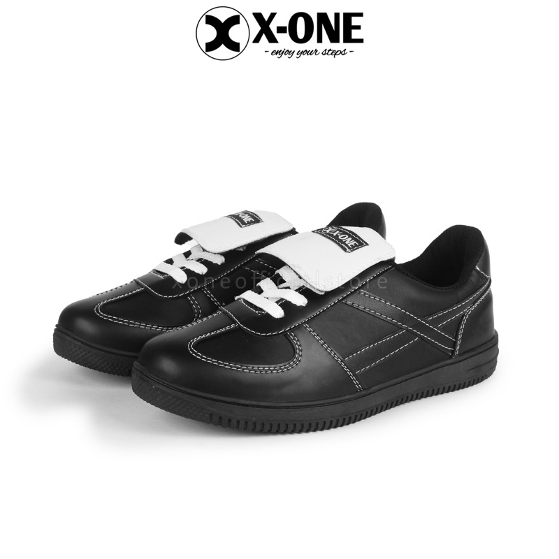 Jual X-ONE Sepatu Sneakers Casual Hitam Cowok | X-One Footwear “HOWARD ...