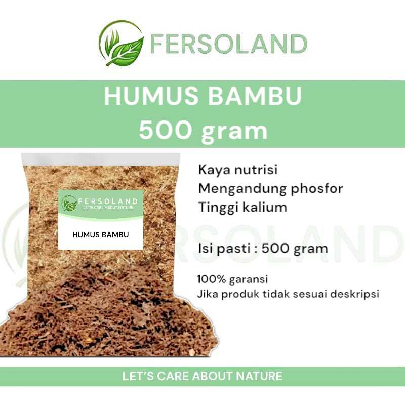 Jual Humus bambu 500 gram | humus bambu organik untuk tanaman aglonema ...