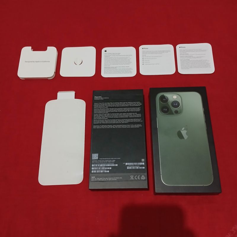 Jual dus box iphone 13 pro alpine Green ori copotan asli digimap | Shopee Indonesia