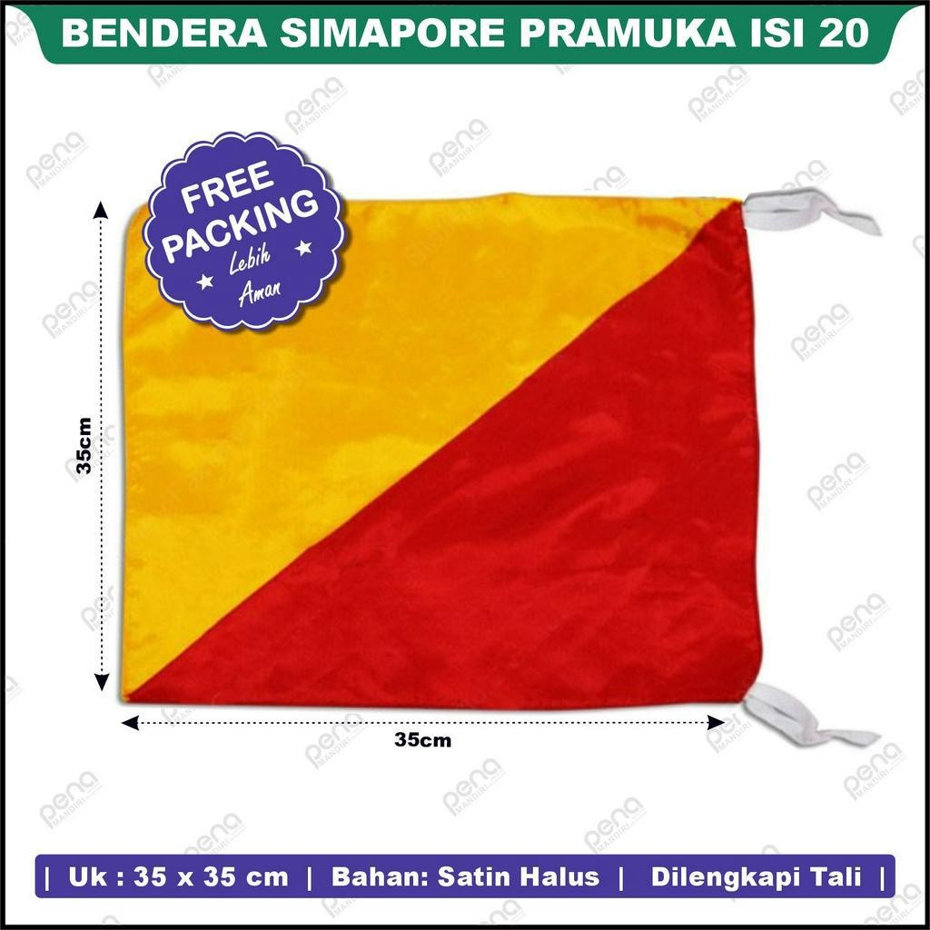 Jual Bendera Semaphore Simapore 20Biji | Shopee Indonesia