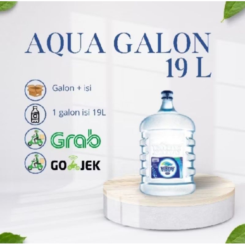 Jual AQUA GALON 19 LITER KOSONG / ISI 19. LITER ORIGINAL | Shopee Indonesia