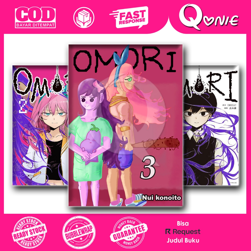 Jual Komik Omori by Konoito (3 Book Series) (English/Indonesia ...