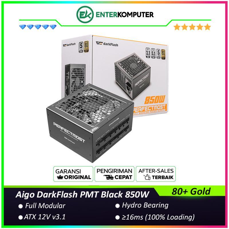 Jual Aigo DarkFlash PMT Black 850W 80+ Gold Full Modular / PSU 850 Watt | Shopee Indonesia