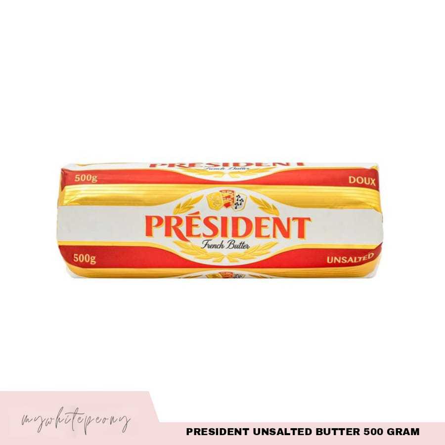Jual President Unsalted Butter 500 Gram | Shopee Indonesia