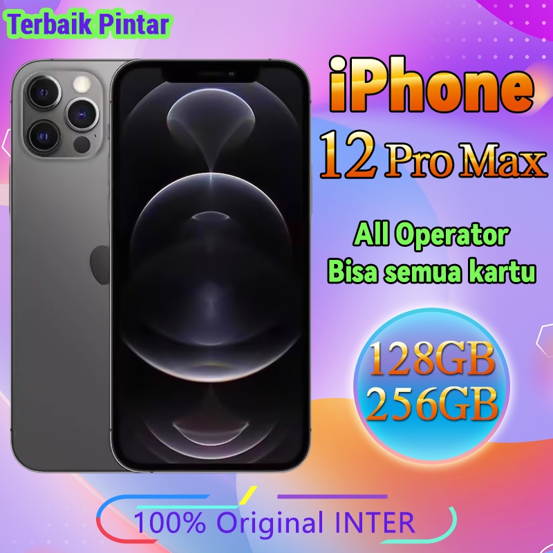 Jual IPHONE 12 PRO MAX SECOND 128GB 256GB FULLSET BEKAS 3U GREEN ALL FUNGSI AMAN ASLI UNLOCKED ...