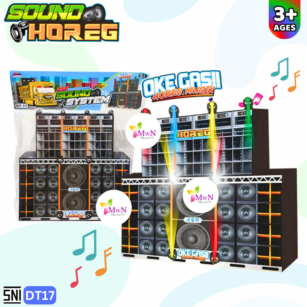 Jual MWN Mainan JSP Sound System Horeg Okegas DT17 | Shopee Indonesia