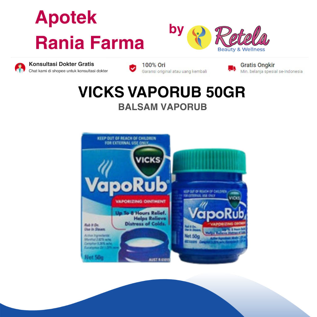 Jual VICKS VAPORUB 50GR | Shopee Indonesia
