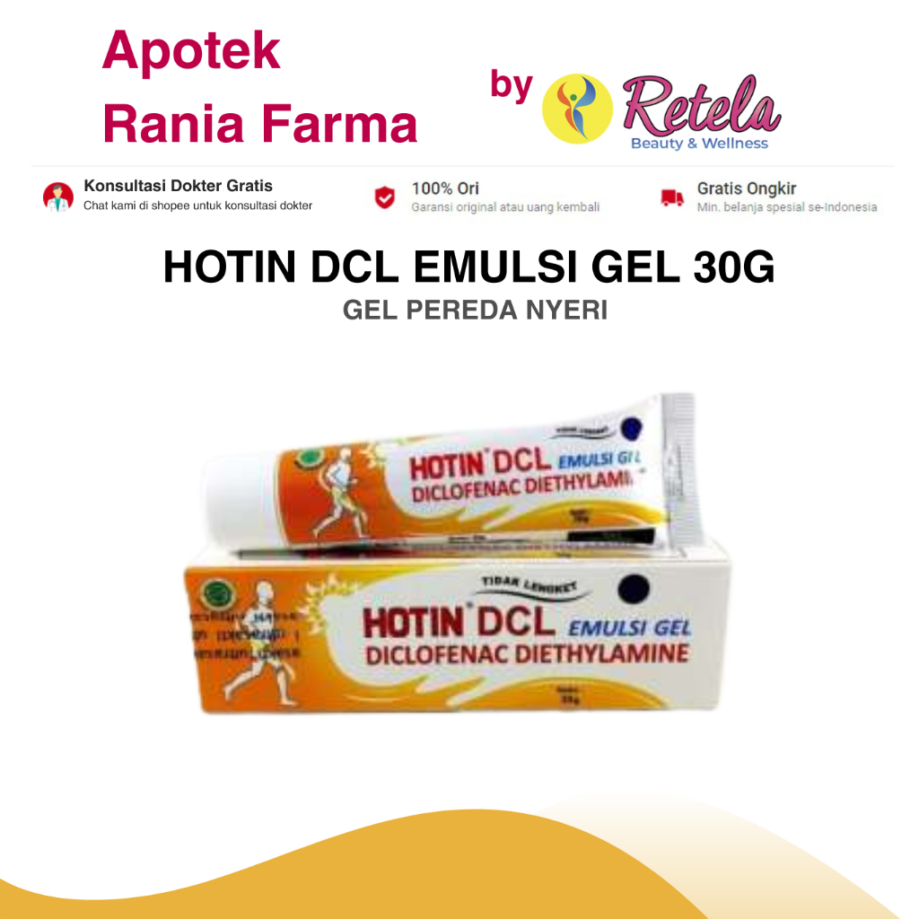 Jual HOTIN DCL EMULSI GEL 30G | Shopee Indonesia