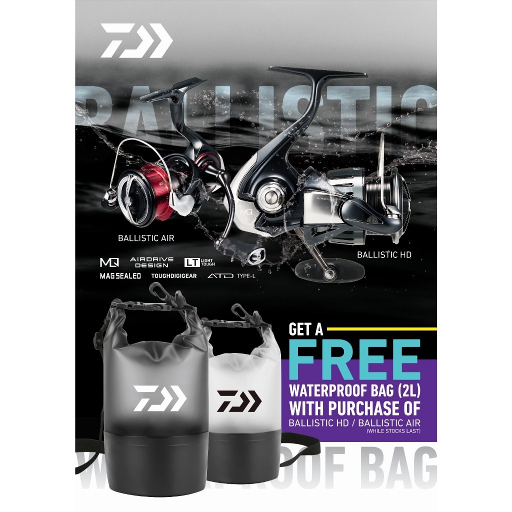 Jual Reel DAIWA BALLISTIC AIR LT | PC LT | 2500 - 5000 | Power Handle | Magsealed | New Reel ...