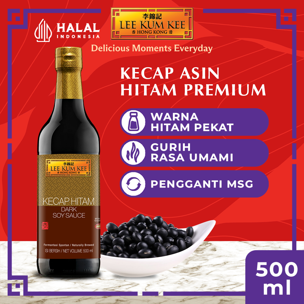 Jual LEE KUM KEE Soy Sauce Dark Premium Kecap Hitam 500 ml | Shopee Indonesia