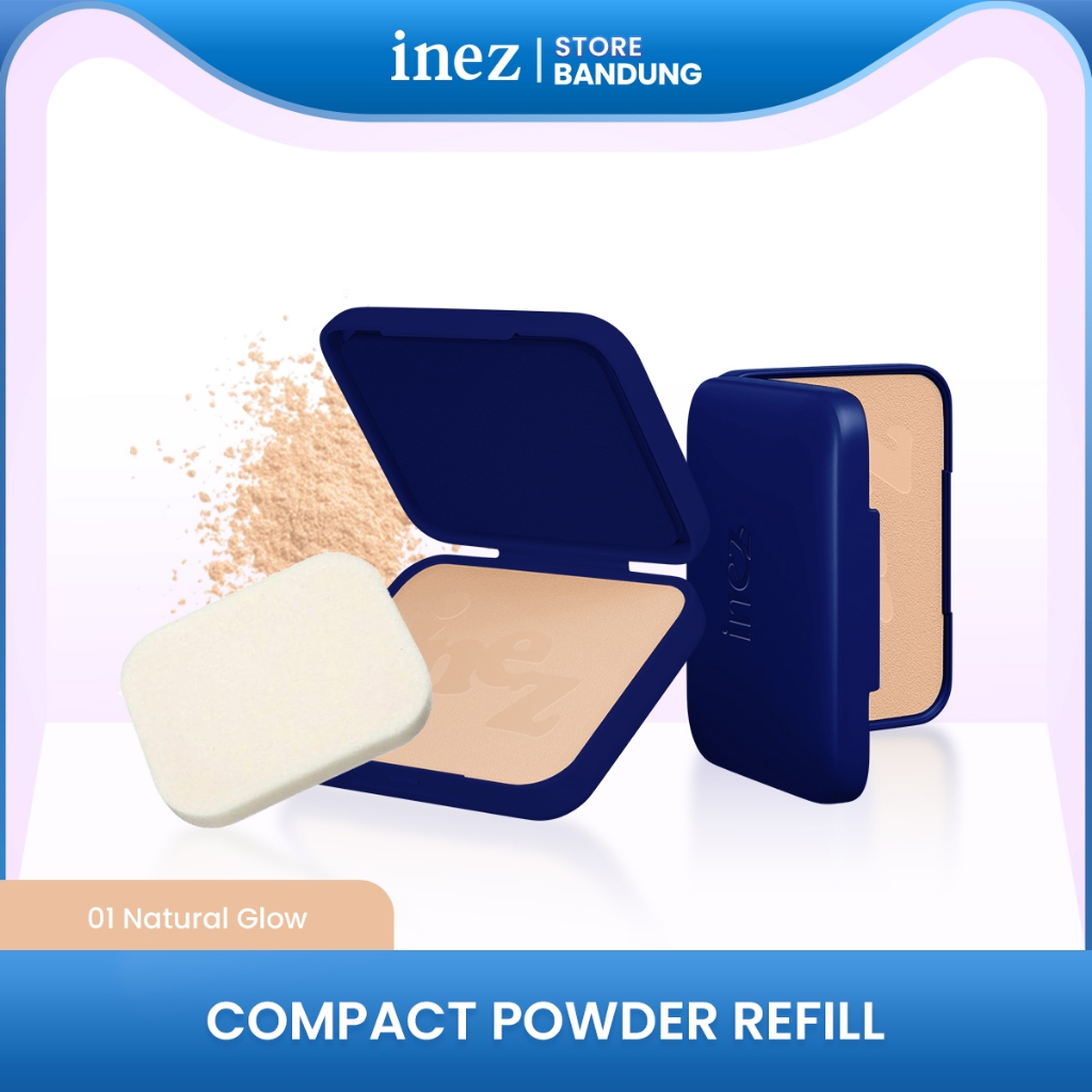 Jual INEZ COMPACT POWDER REFFIL With UV Protection / Bedak Compact ...