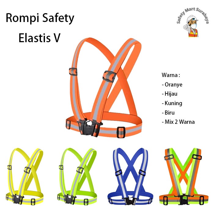 Jual Rompi Safety Karet V / Rompi Safety Proyek / Safety Vest | Shopee ...