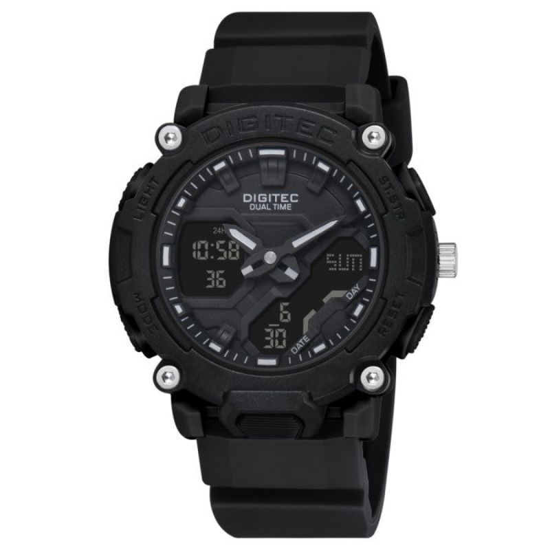Jual Jam Tangan Unisex Digitec DA-2205T Analog Digital Tahan Air Rubber ...