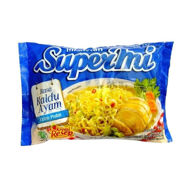 Jual SUPERMI RASA KALDU AYAM MIE INSTAN 60gr | Shopee Indonesia