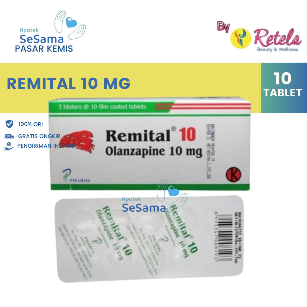 Jual REMITAL 10 MG 1 STRIP 10 TABLET | Shopee Indonesia