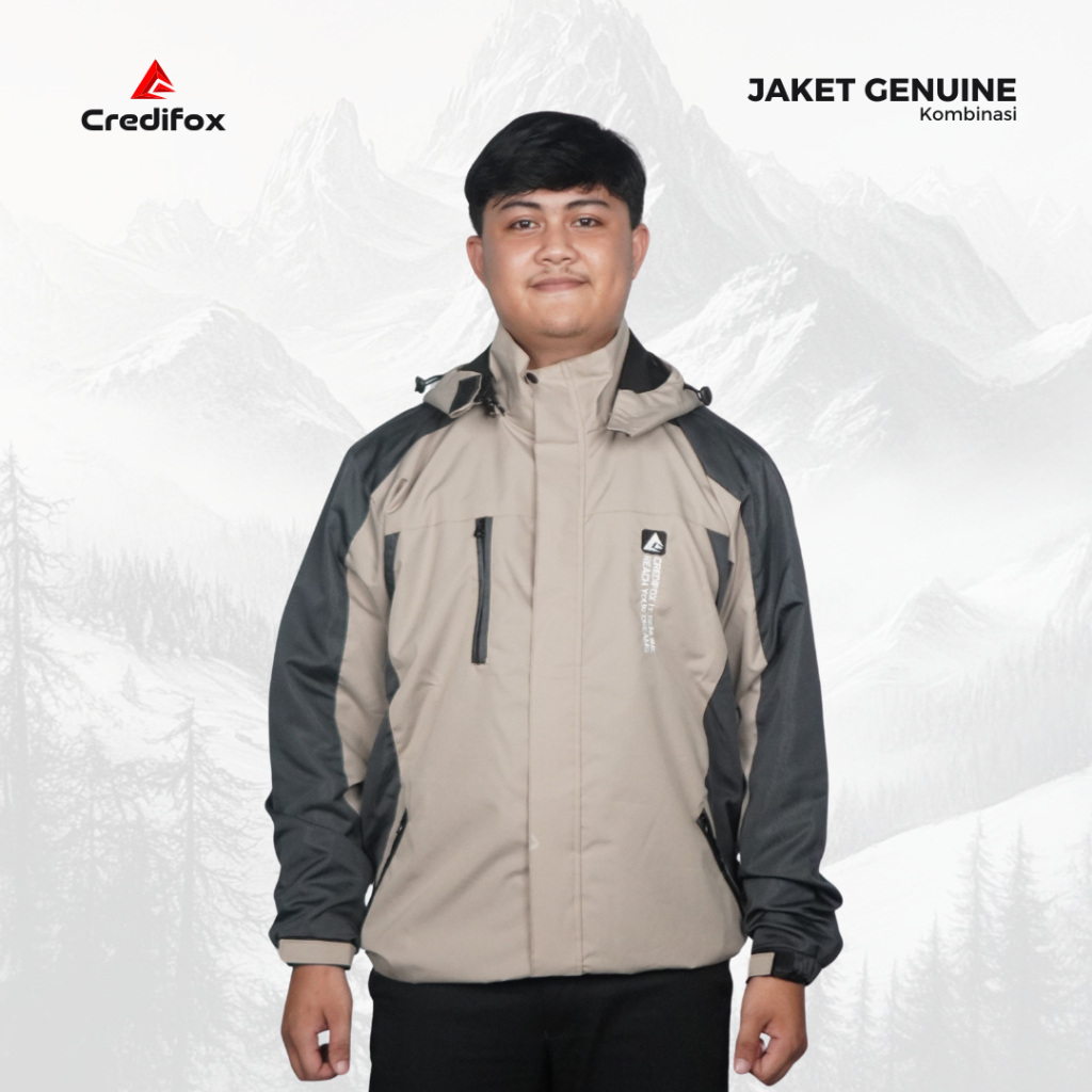 Jual CREDIFOX Jaket gunung genuine kombinasi bahan taslan - jaket ...