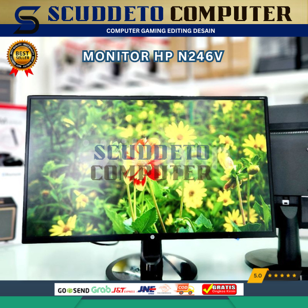 Jual LED Monitor HP N246v 24" Inchi IPS Full HD HDMI Original Like New ...