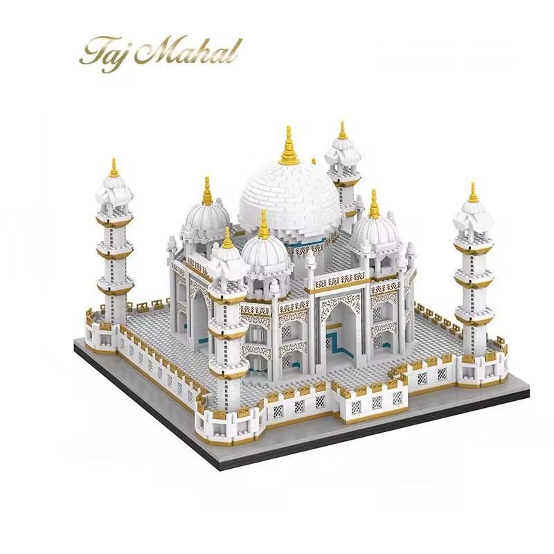 Jual Building Blocks Taj Mahal Castle Building Model World Famous ...