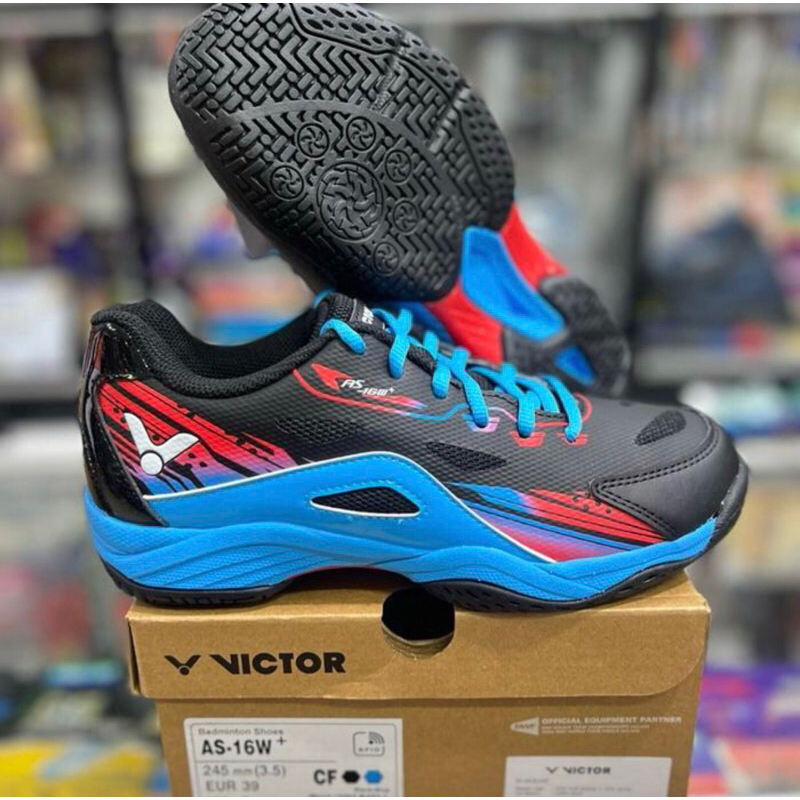 Jual Sepatu badminton victor AS16 Wide Plus CF / AS 16 Wide | Shopee ...