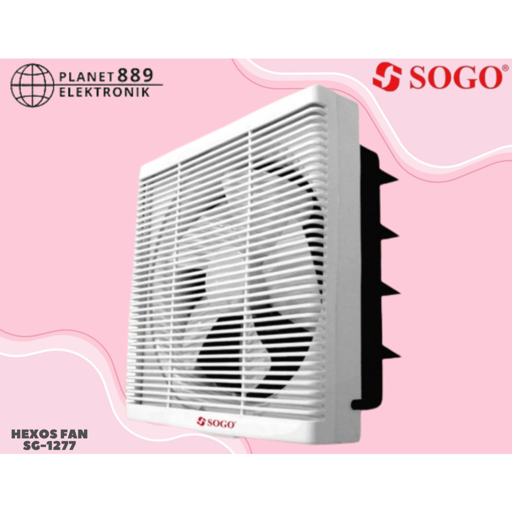 Jual SOGO SG-1277 Exhaust Hexos Wall Fan 12" Kipas Angin Ventilasi ...