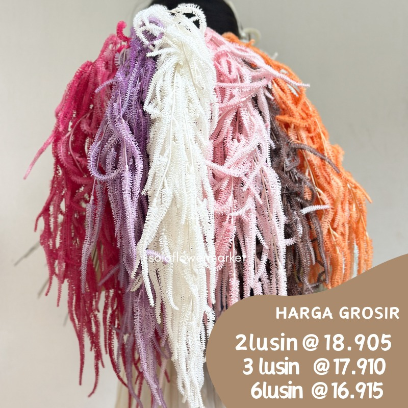 Jual bunga gantung hias amaranthus artificial BUNGA AMARANTHUS PREMIUM ...