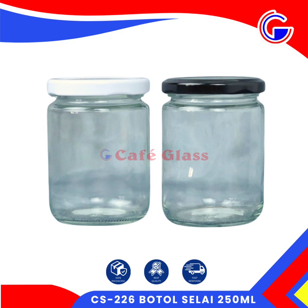 Jual BOTOL SELAI KACA 250ML / BOTOL SELAI TUTUP WARNA GOLD / BOTOL MINI ...
