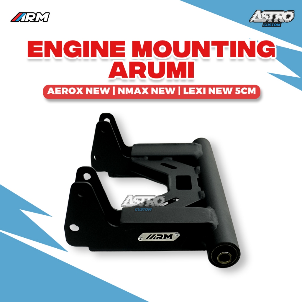 Jual Engine Mounting ARM Aerox 155 Nmax Lexi 155 New B65 ARUMI Full CNC ...