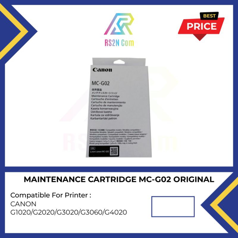 Jual Canon Maintenance Cartridge MC-G02 MCG02 Original (G1020 G2020 G3020 G3060) | Shopee Indonesia