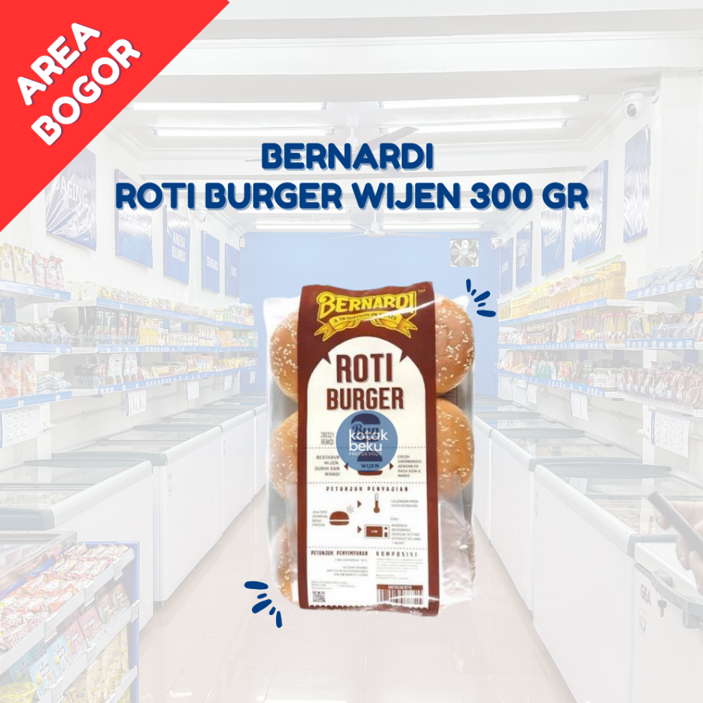 Jual BERNARDI ROTI BURGER WIJEN 65 300 GR | Shopee Indonesia