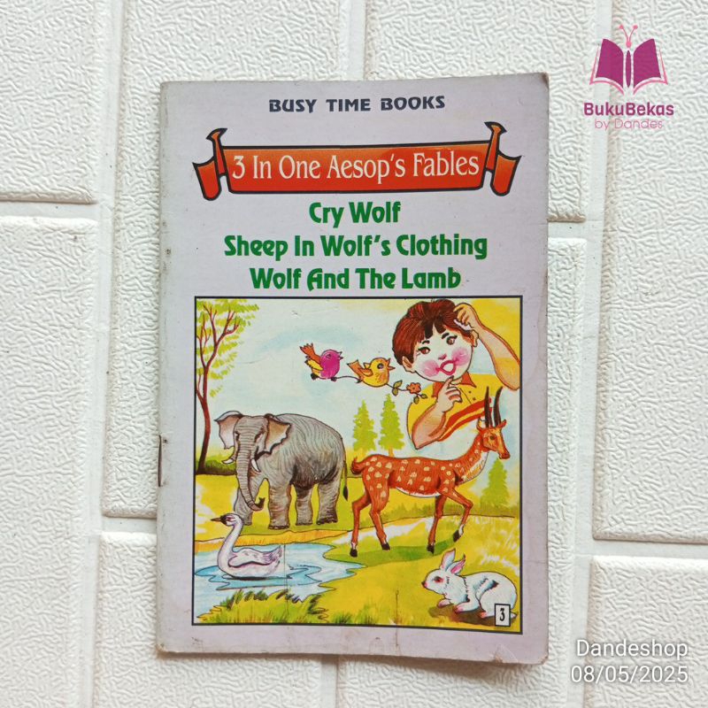 Jual 3 in One Aesop's Fables - cry wolf sheep in wolf's clothing wolf ...