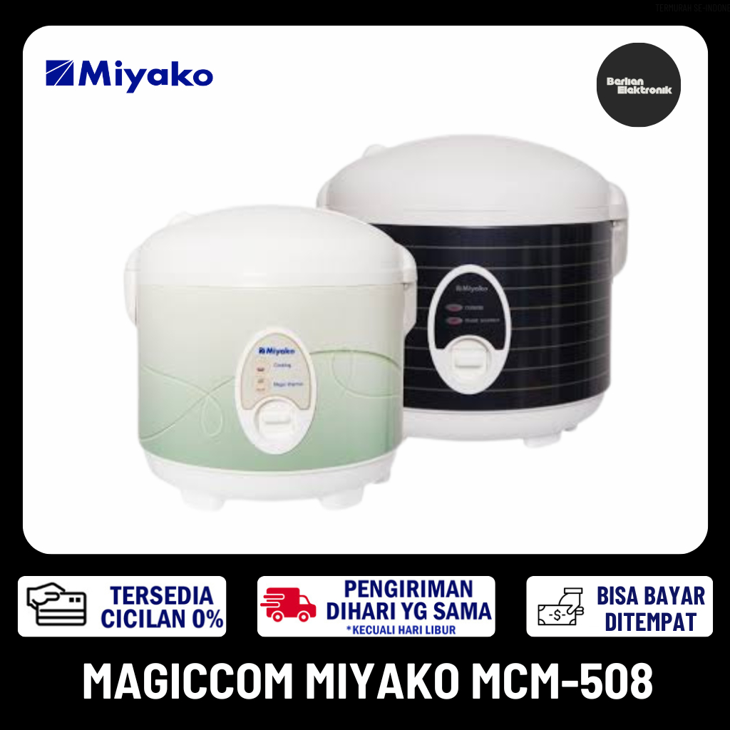 Jual [COD READY] MAGIC COM RICE COOKER MIYAKO MCM508 MCM 508 3 IN 1 395 ...