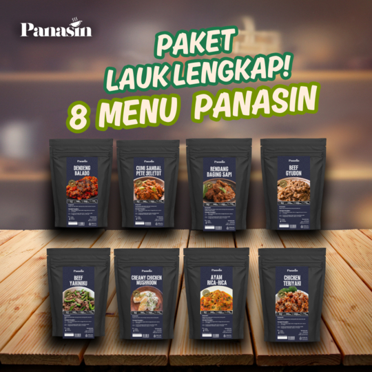 Jual PANASIN Paket lengkap 8 Menu - 8 Menu Porsi Keluarga 250g atau ...