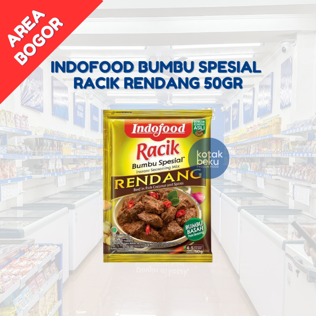 Jual INDOFOOD BUMBU SPESIAL RACIK RENDANG 50GR | Shopee Indonesia