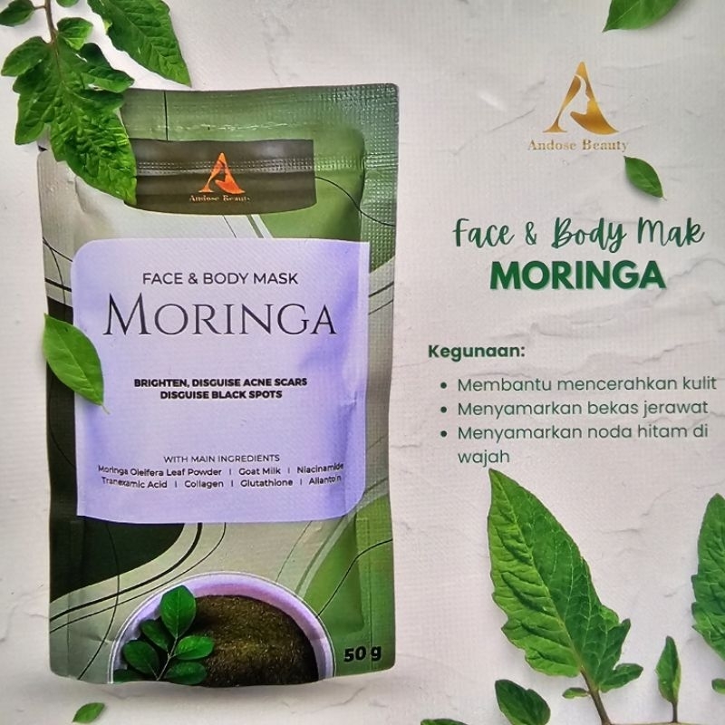 Jual Face & Body Mask Moringa 50g | Shopee Indonesia