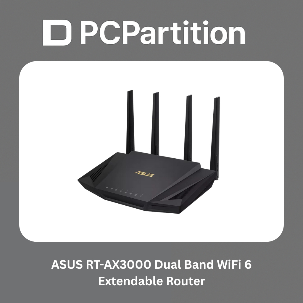 Jual ASUS RT-AX3000 Dual Band WiFi 6 Extendable Router | Shopee Indonesia